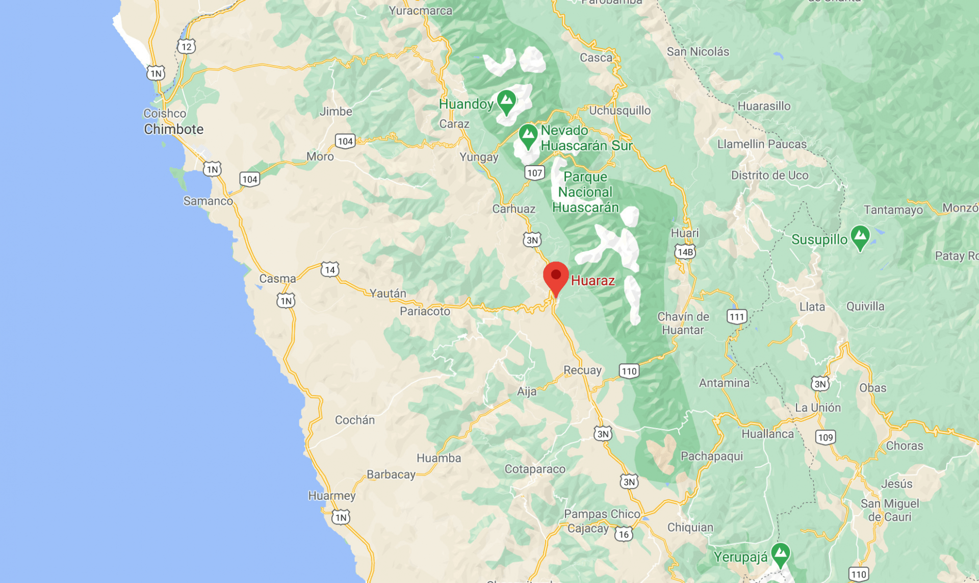 Blog - Conocer el Perú - Ciudad de Huaraz (Áncash) | eMarket Perú