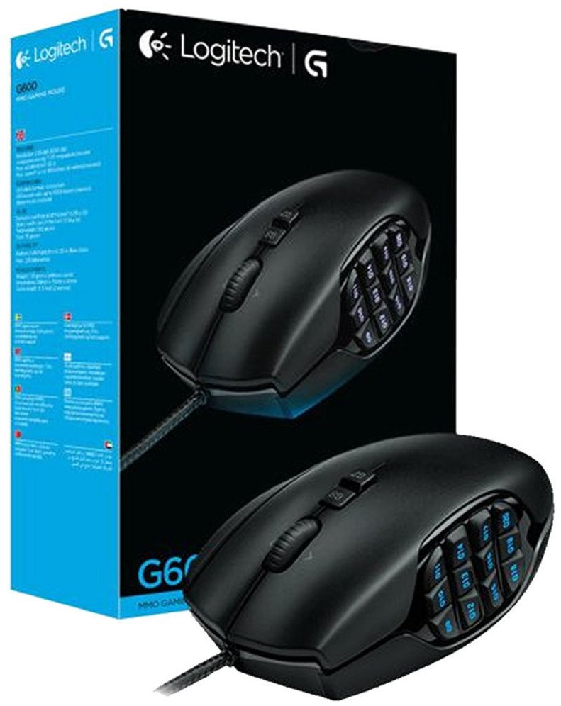 Mouse gaming MMO Logitech G600 - Compra | eMarket Perú